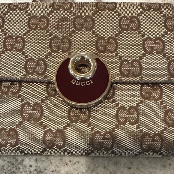 Gucci | Bags | Gucci Mono Wallet | Poshmark
